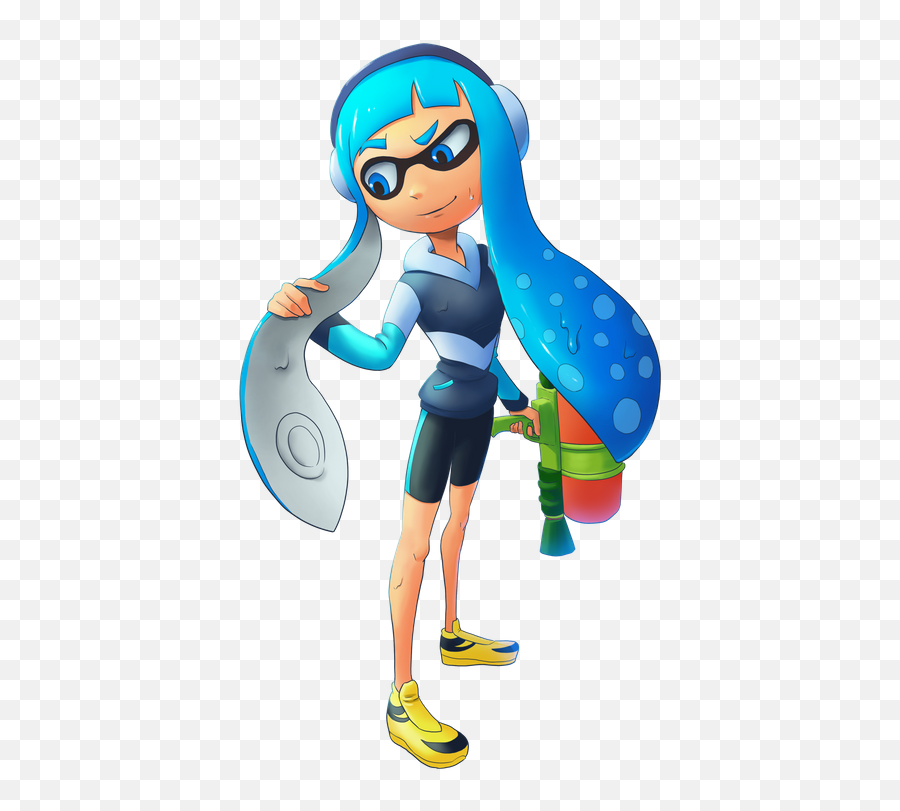 Inkling Tf M Human - U003e F Inkling By Midorimushig Album On Cartoon ...