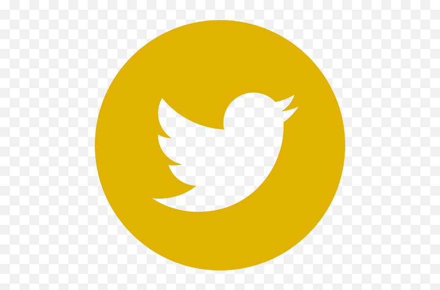 Round Yellow Twitter Icon - Red Twitter Logo Png,Imstagram Icon - free ...