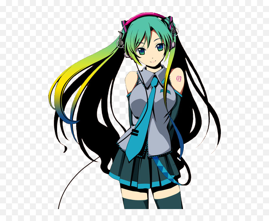 Download Hatsune Miku 1 - Miku Hatsune Transparent Full Full Body Anime ...