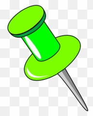 Thumbtack Transparent Png Clipart - Transparent Background Blue Push ...