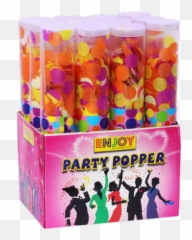 Party Popper Revolver - Confetti Png,Party Popper Png - free ...