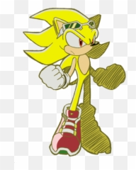 Super Sonic Render Aura - Transparent Super Sonic Render Png,Super ...