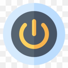 Red Colored Power Button Png - Power Signout Vector Shape,Power Button ...