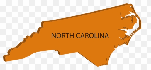 North Carolina State Plain Map - North Carolina White Icon Png,North ...