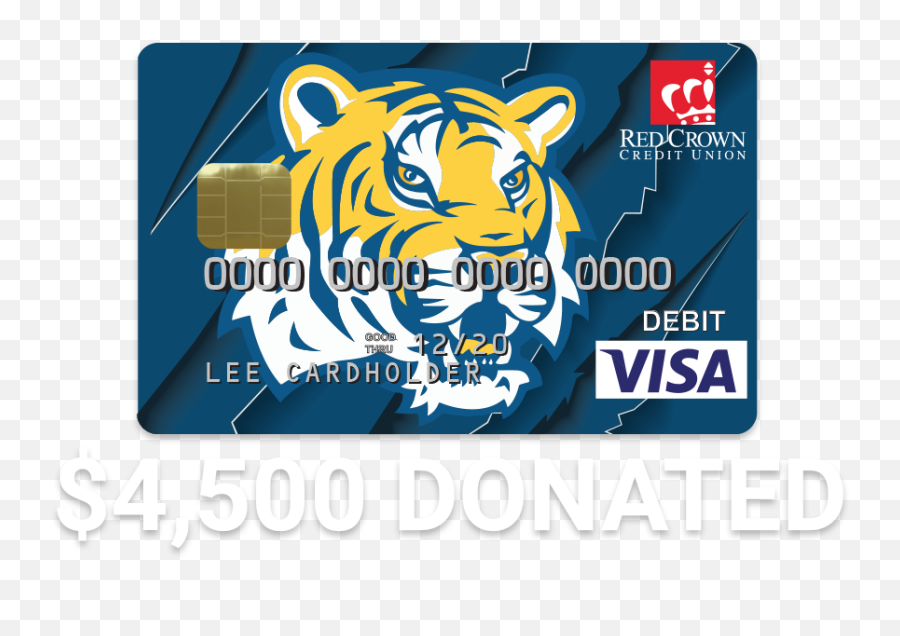 Landing Page Pryor Debit Card Front Dec 19 Png - Red Crown Lsu Tigers ...