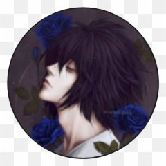 Icons Desu Close - L Lawliet Manga Icon Png,L Logo Death Note - free ...